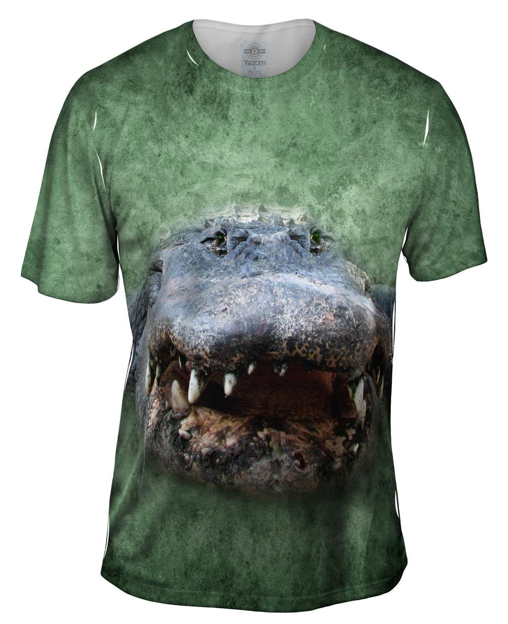 Alligator Face Swamp Mens T-Shirt All Over Print - Walmart.com