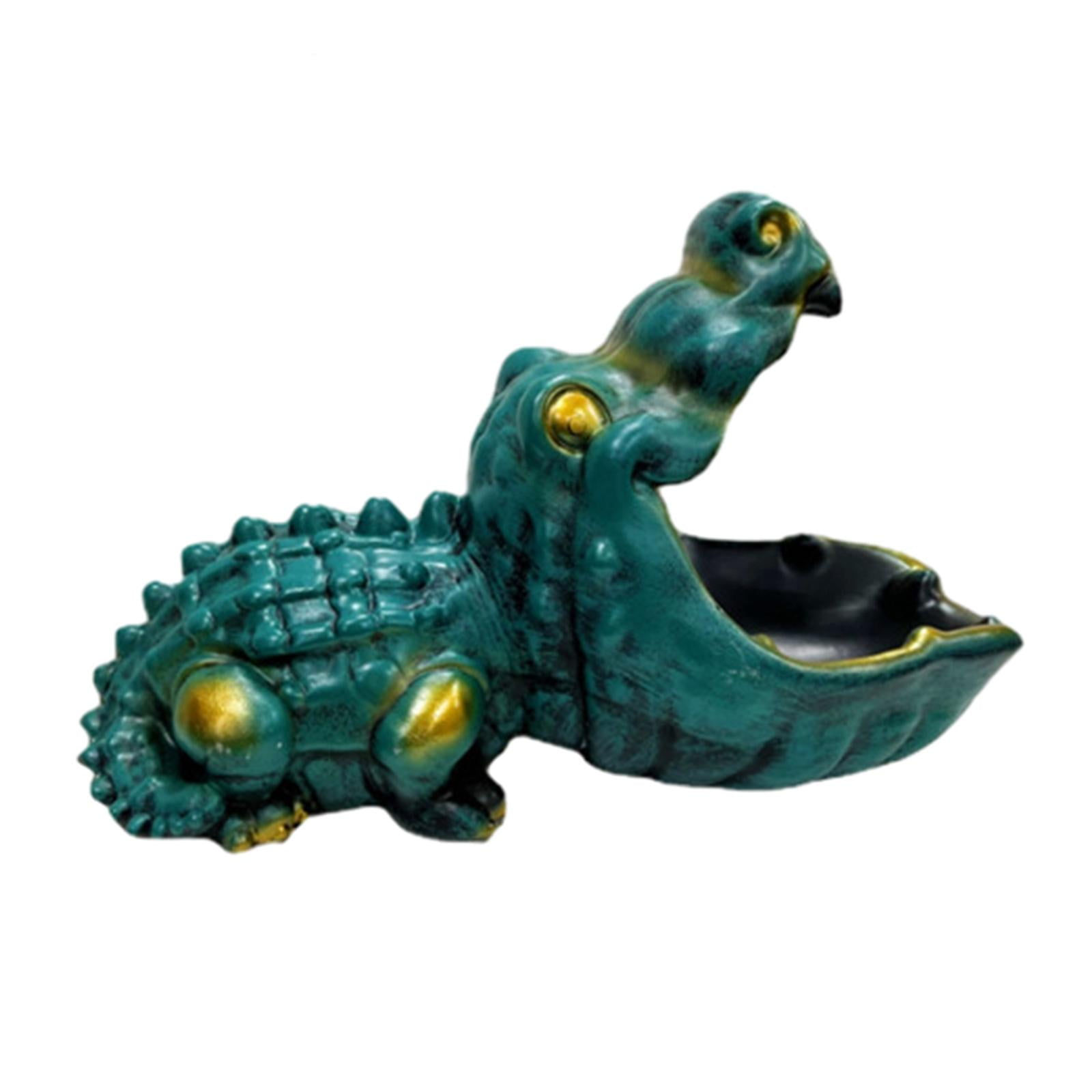 Alligator Figurine Crocodile Statue Multifunction Modern Cartoon Desk ...