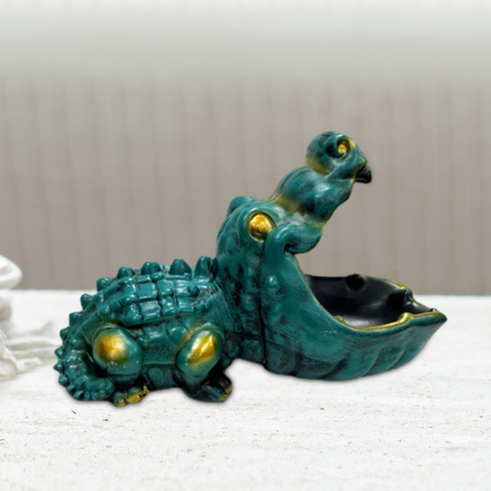 Alligator Figurine Modern Resin Candy Dish for Entrance Bookshelf Home ...