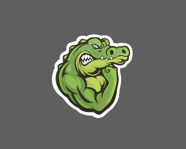 Alligator Flexing Sticker Strong Waterproof Sticker Phone Decal Water ...