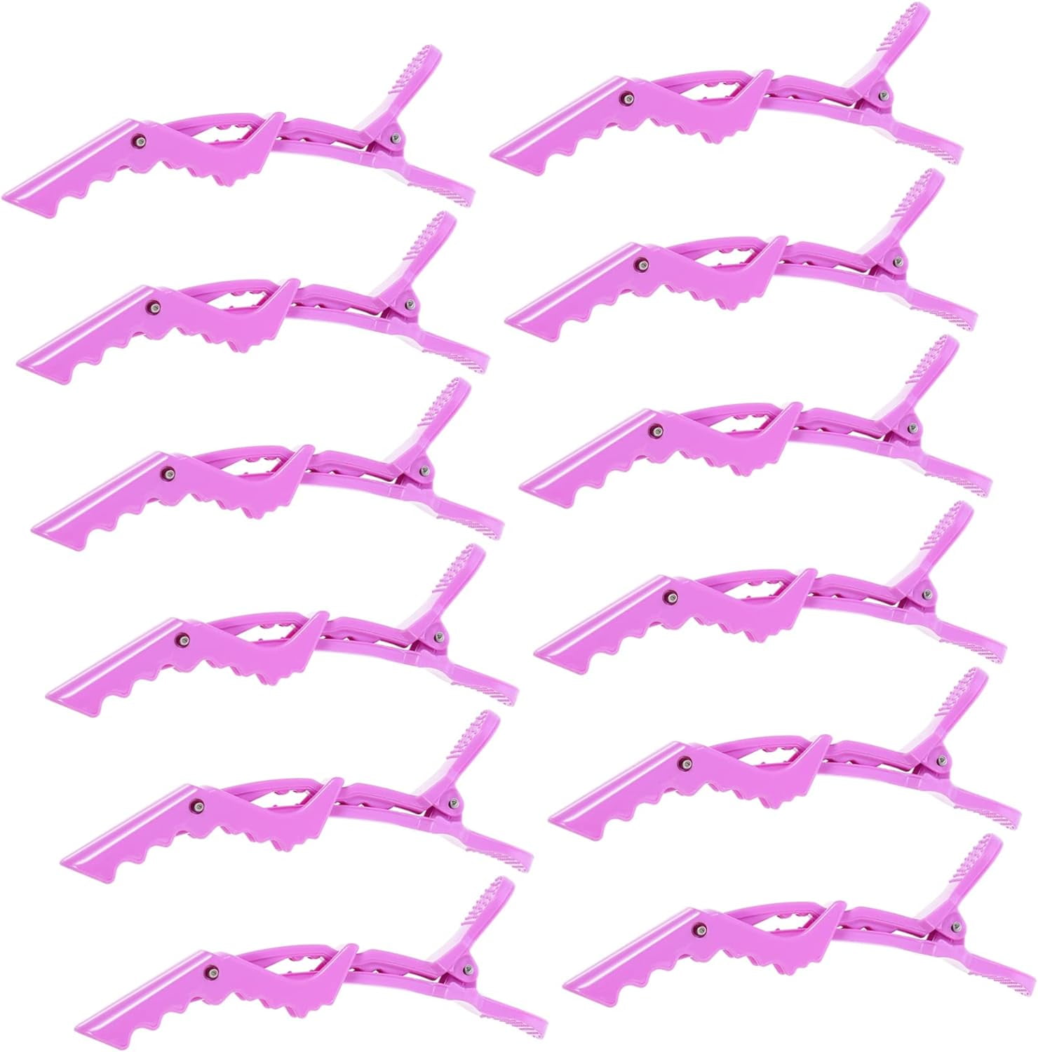 Alligator Hair Clip 12pcs Practical Partition Hair Clips Hair Salon ...