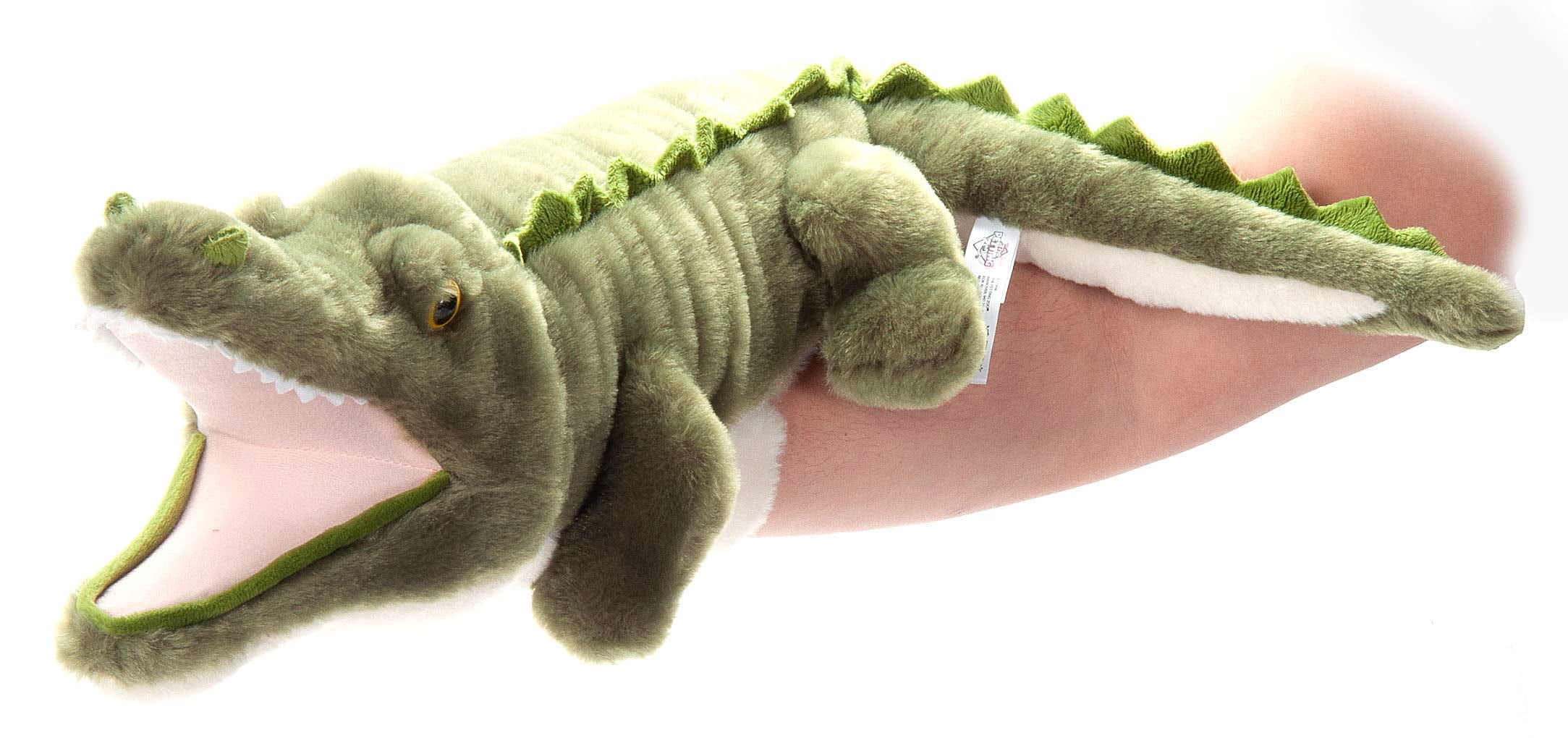 Alligator Hand Puppet Stuffed Animal Plushie, Gifts For Kids, Puppetz ...