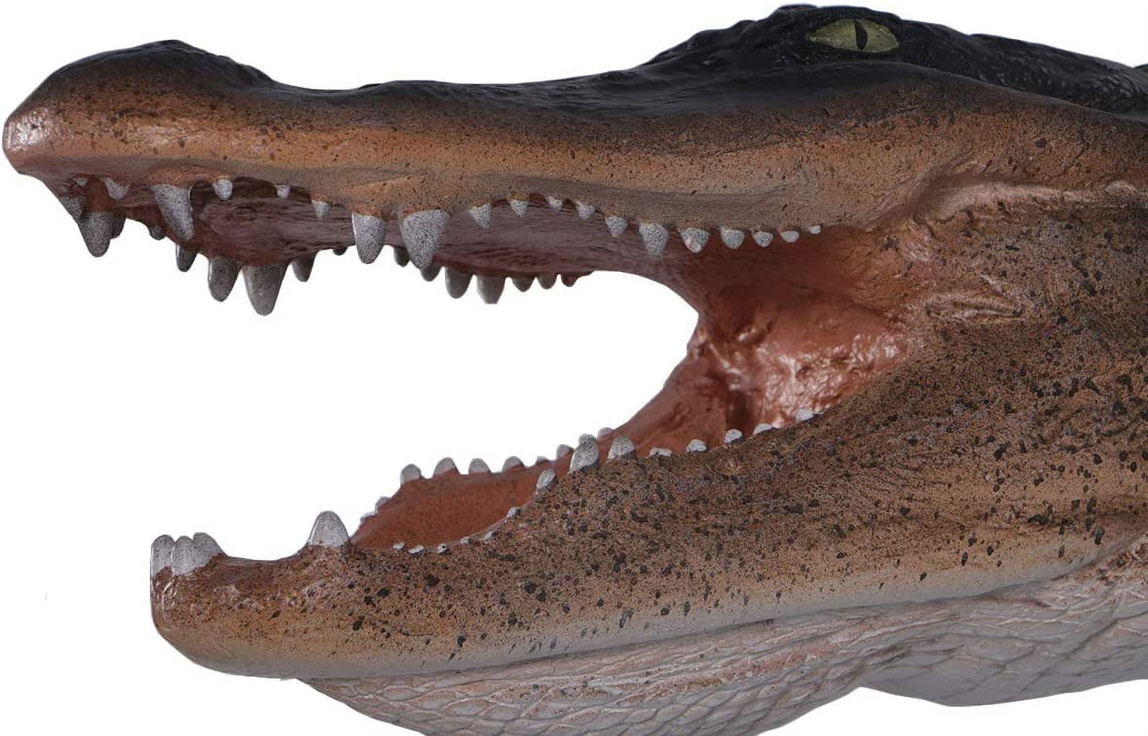 Alligator Head Large Trophy Wall Sculpture Decor Nautical Tropical ...