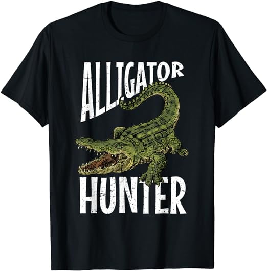 Alligator Hunter Crocodile Cute Gator Catchers T-Shirt - Walmart.com
