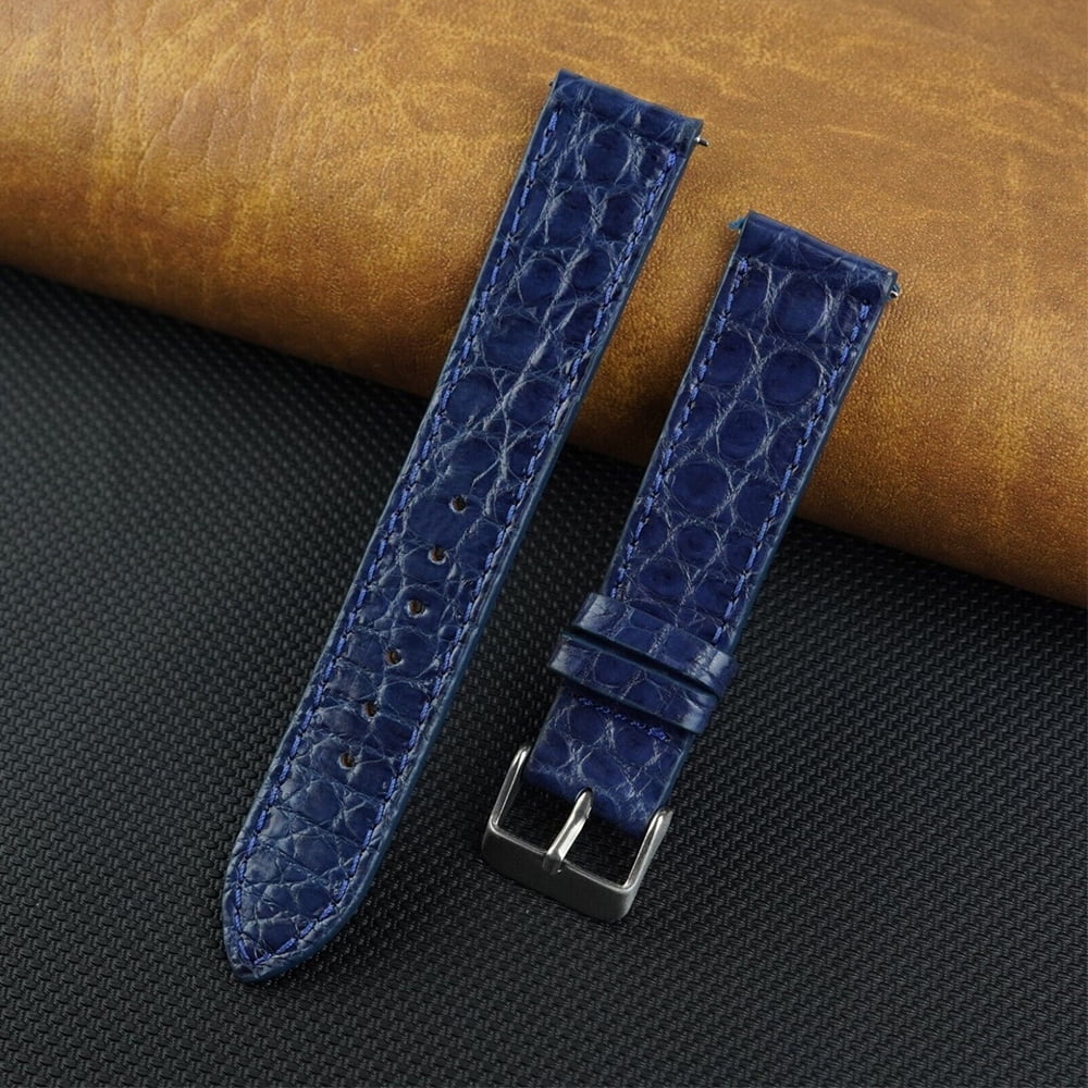 Alligator Leather Watch Band Real Crocodile Watch Strap for Men Quick ...