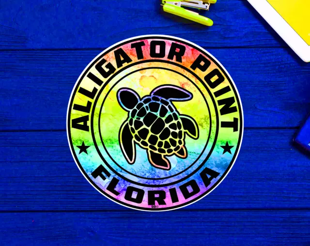Alligator Point Florida Beach Sticker Decal Sticker Phone Decal Water ...