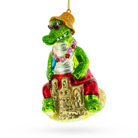 Christmas Alligator Decoration