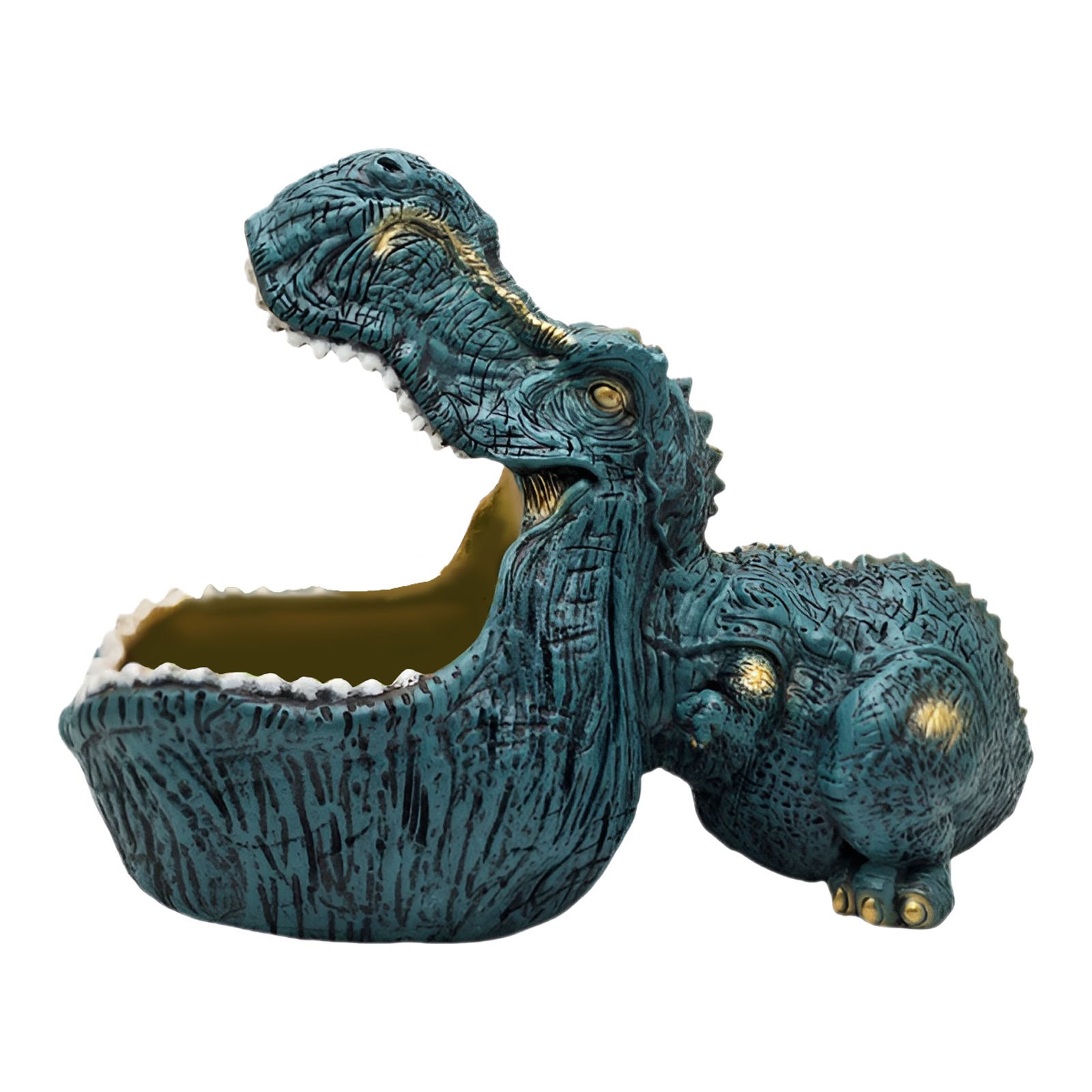 Alligator Statue Key Bowl, Fun Animal Statue Candy Dish for Entryway ...