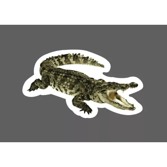 Alligator Sticker Attack Waterproof Sticker Phone Decal Water Bottle ...