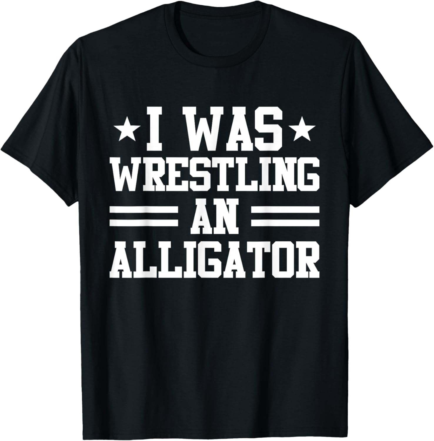 Alligator Story Funny Leg Amputee Prosthetic Surgery Graphic T-Shirt100 ...