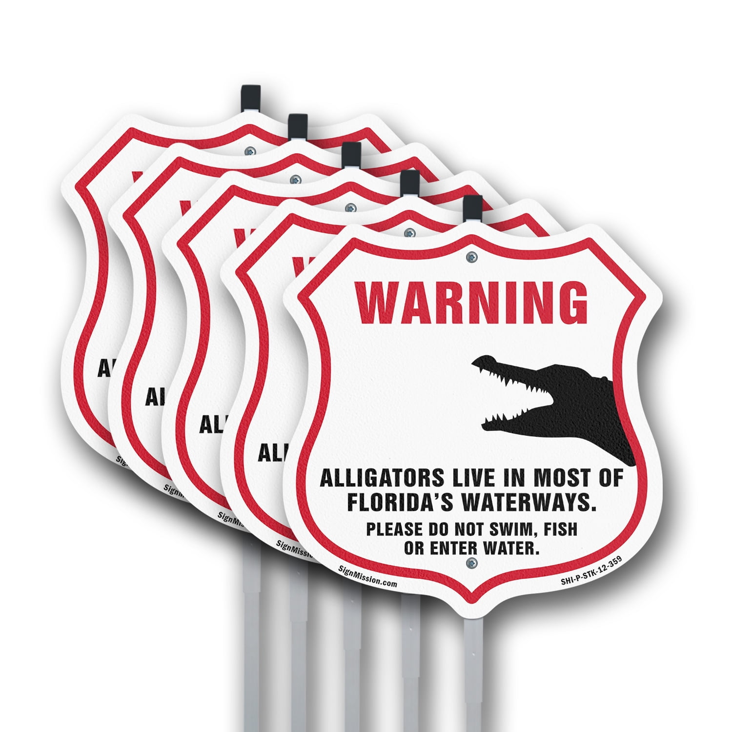 Alligator Warning Warning Alligators Live In Most Of Florida's ...
