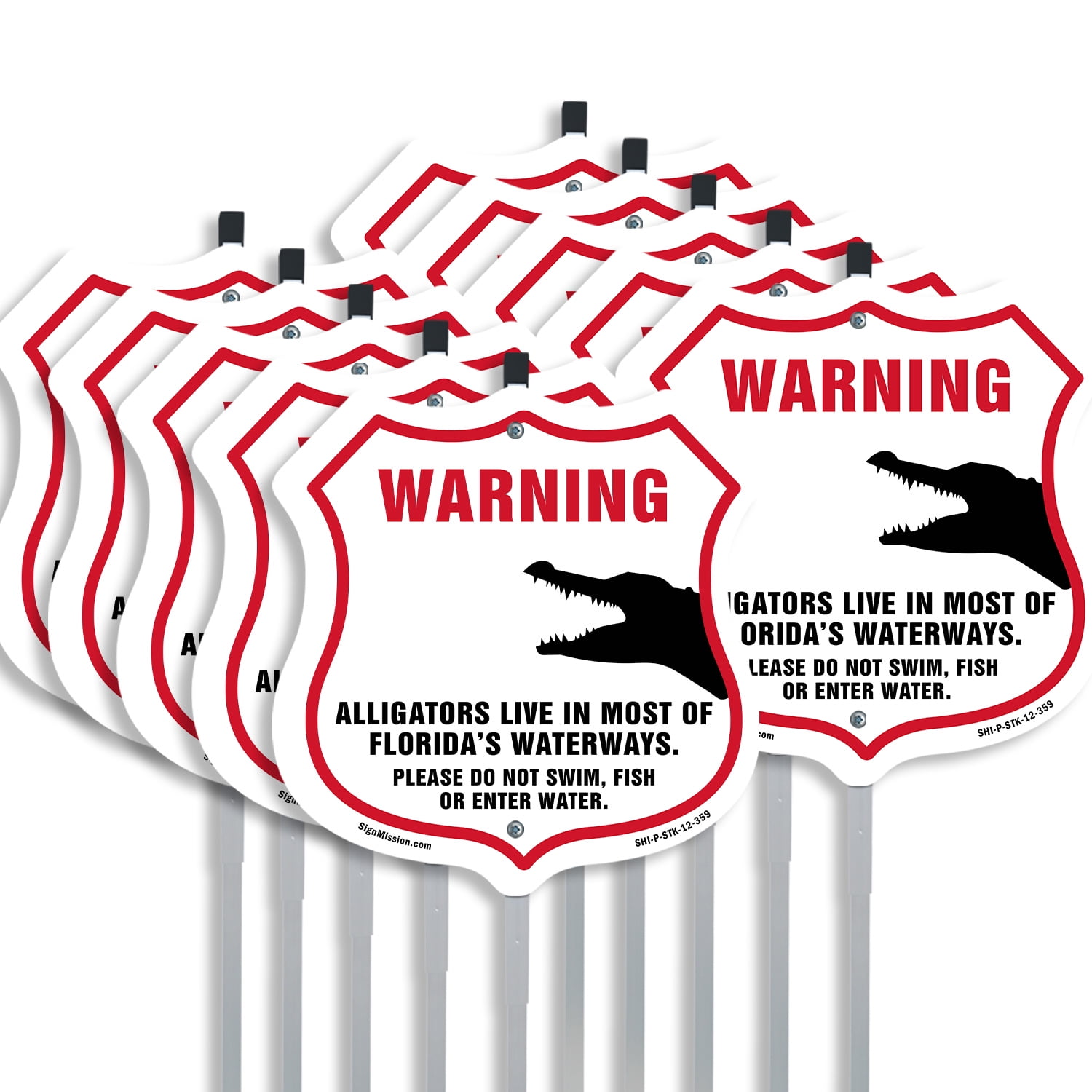 Alligator Warning Warning Alligators Live In Most Of Florida's ...