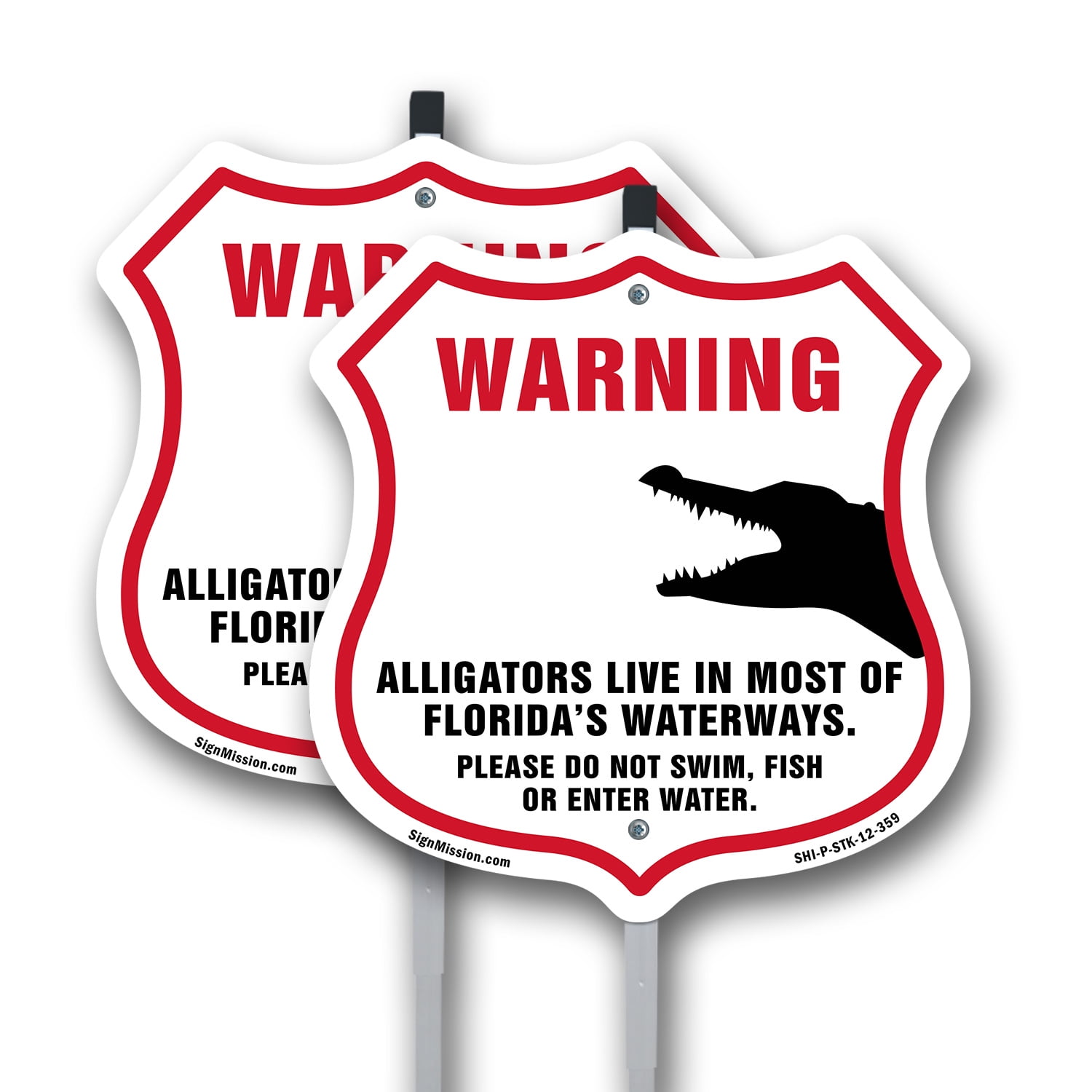 Alligator Warning Warning Alligators Live In Most Of Florida's ...