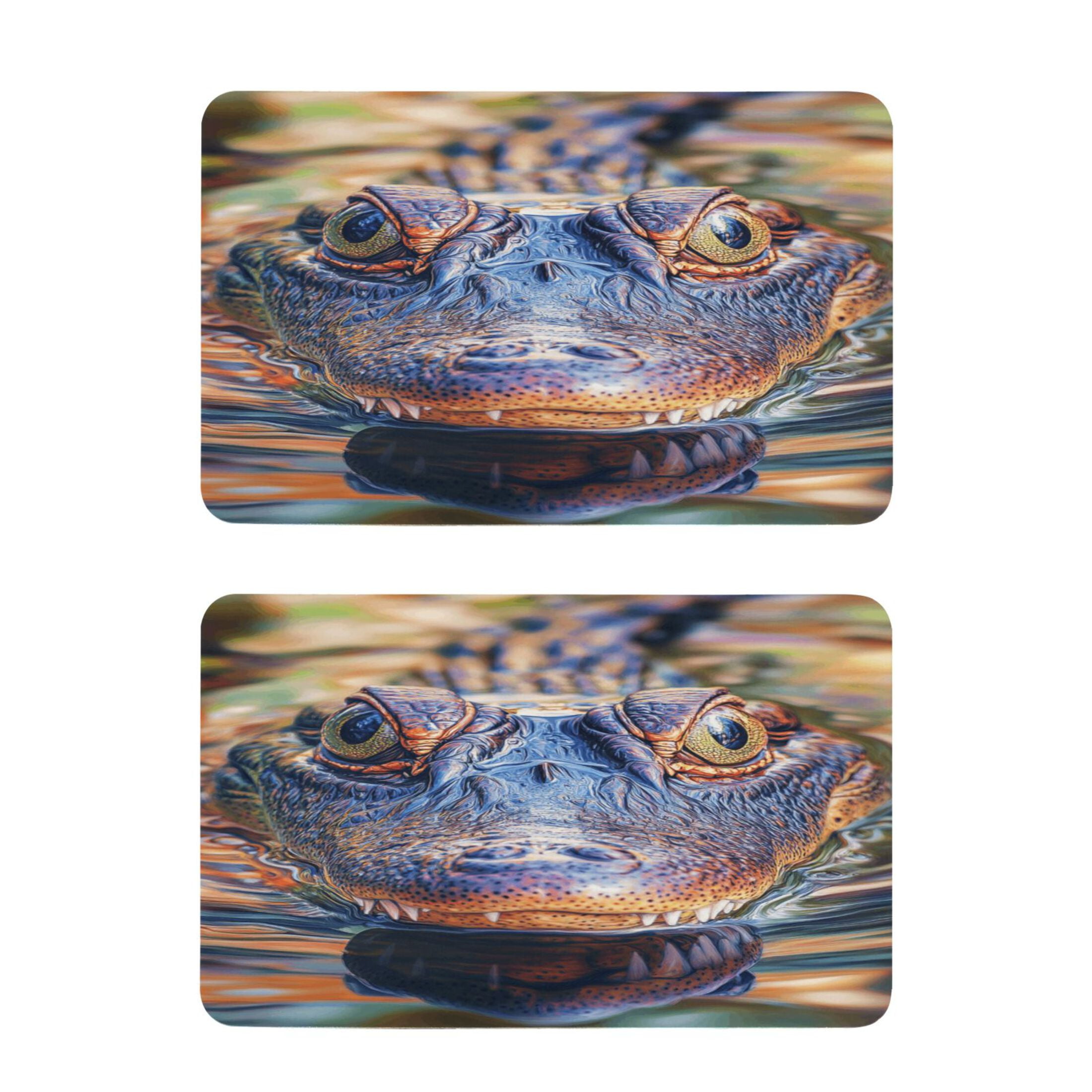 Alligator in Water Strong Fridge Magnets Refrigerator Magnets Sticker ...