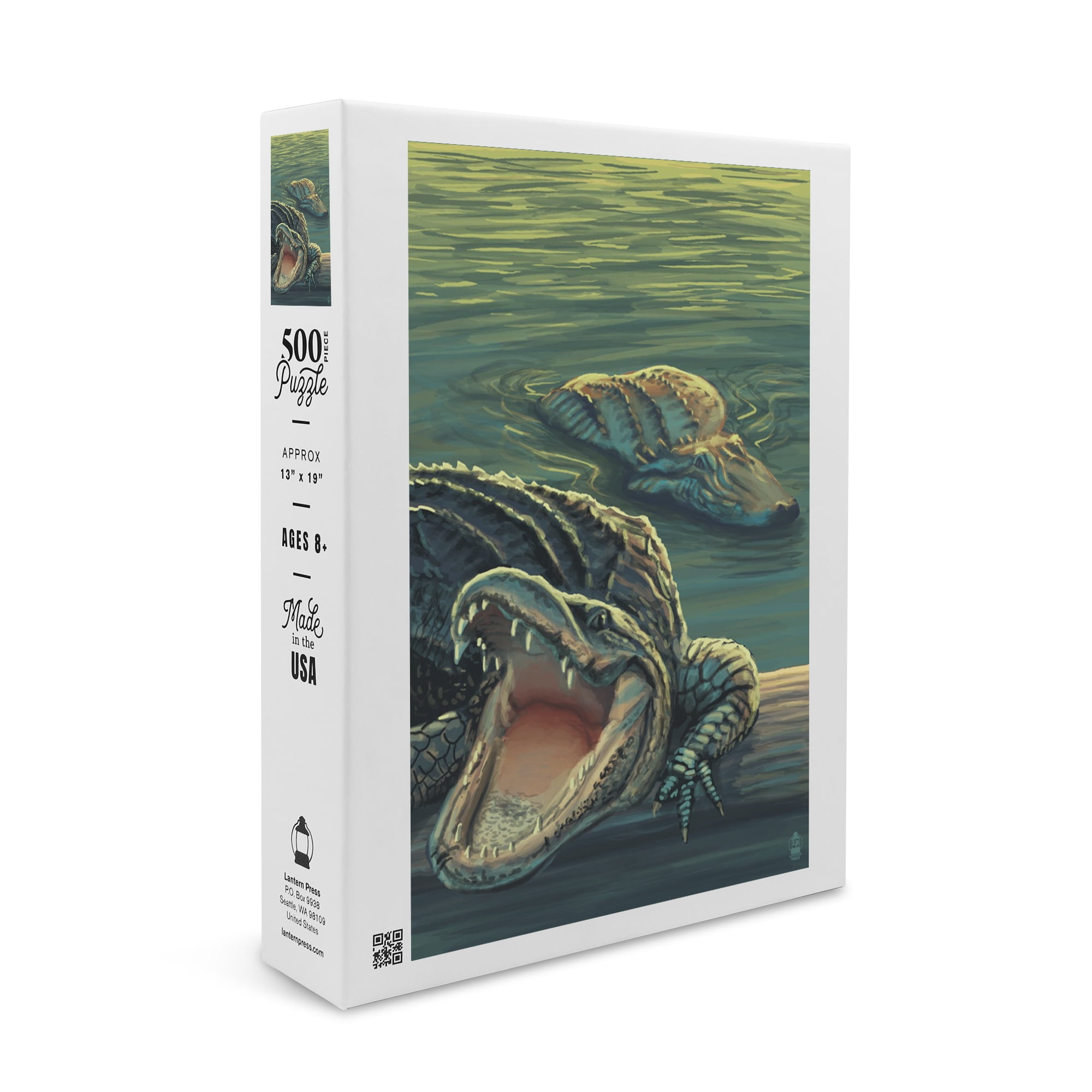 Alligators (19x27 inches, Premium 500 Piece Jigsaw Puzzle for Adults ...