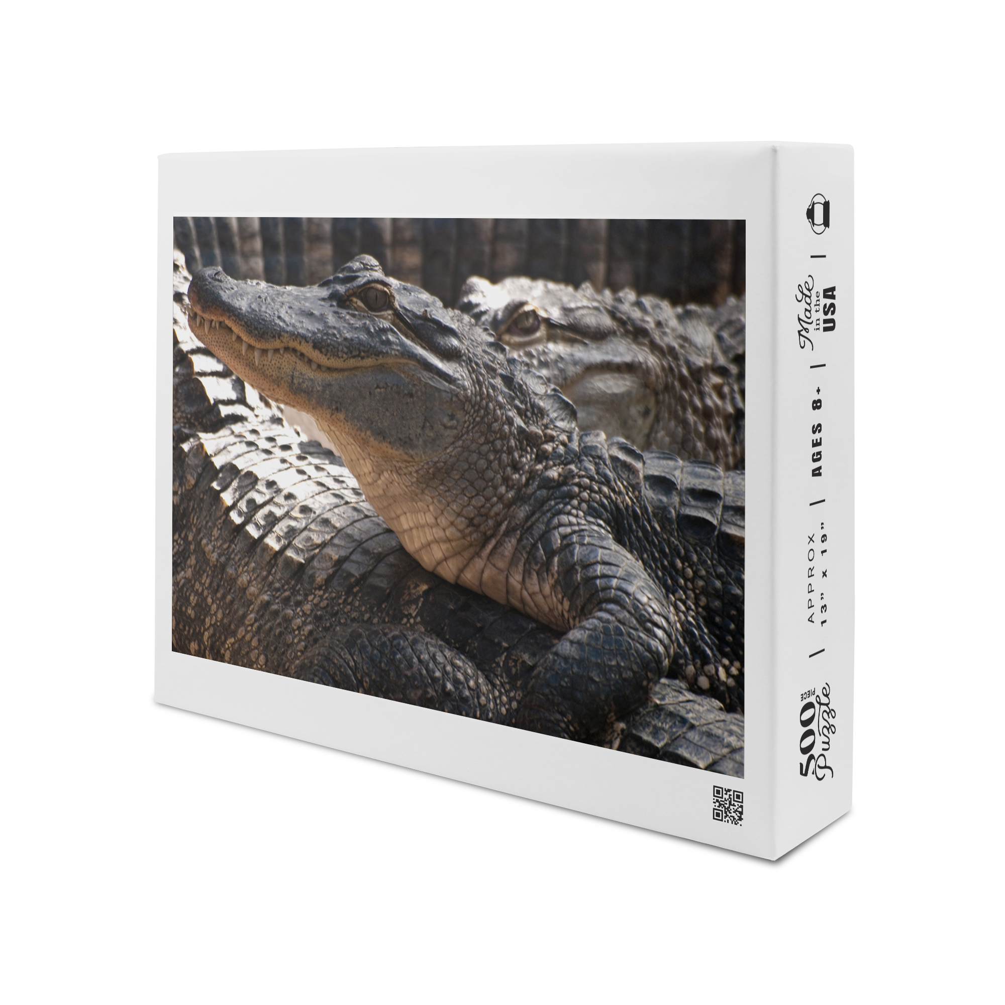Alligators Piled Up (19x27 inches, Premium 500 Piece Jigsaw Puzzle for ...