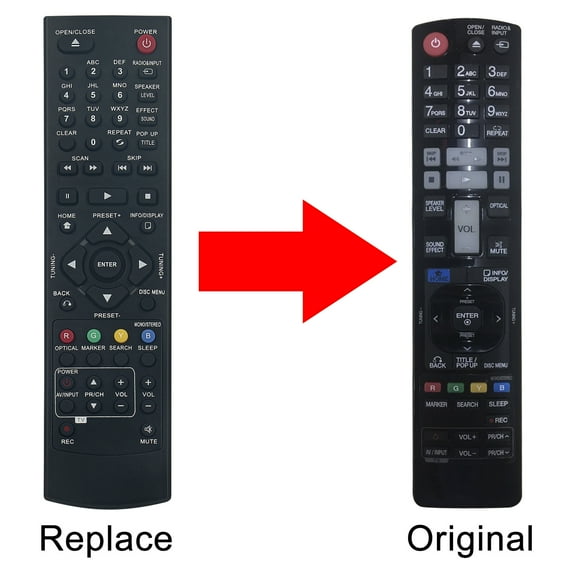 Allimity AKB73355601 Replaced Remote Compatible with LG Blu-ray Home Theater AKB73275501 SH96TZ ...