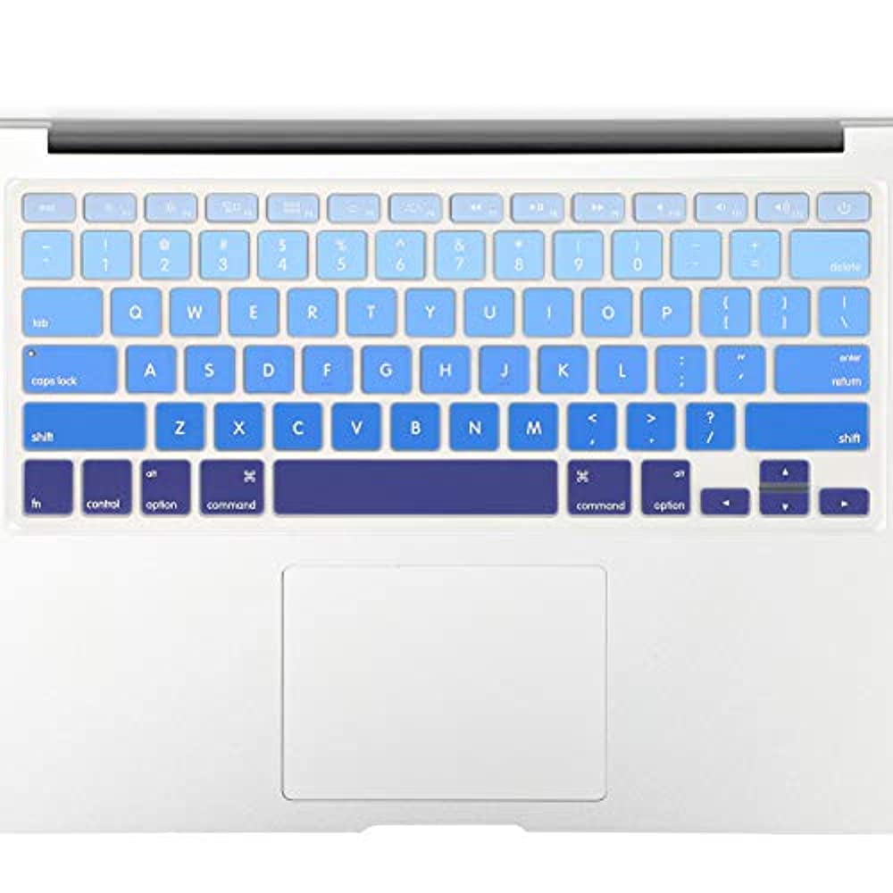 Allinside Blue Ombre Keyboard Cover Skin for MacBook Pro 13 15 17 2015 ...