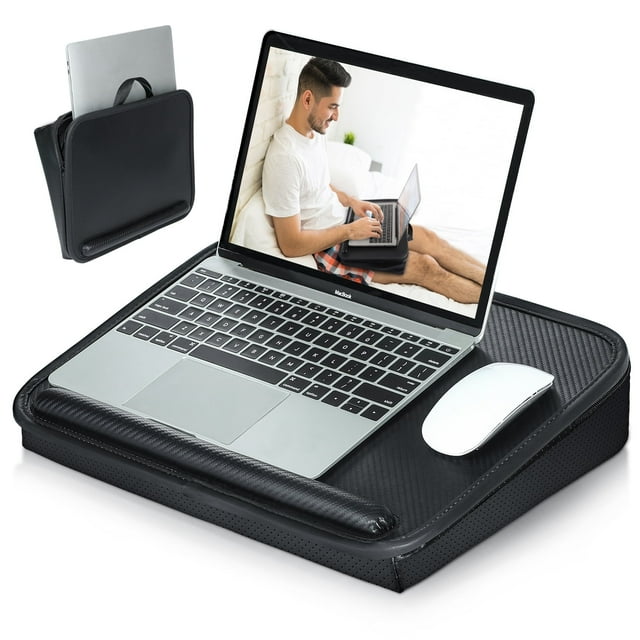 Allinside Laptop Lap Desk, Portable Lap Desk for Laptop with Pillow ...