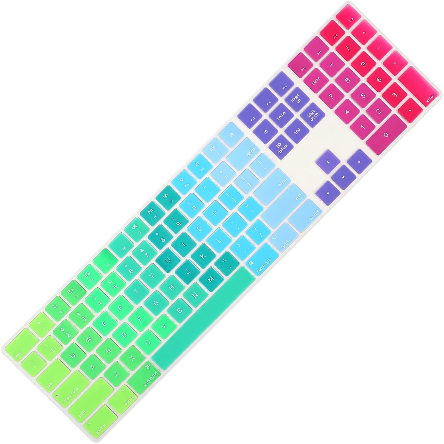 Allinside Rainbow Cover for Apple iMac Magic Wireless Keyboard with ...