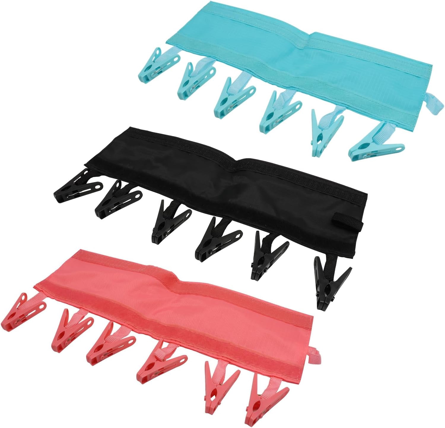 Allio-3 Pcs Foldable Travel Hangers, Blue, Red, Black - Walmart.com