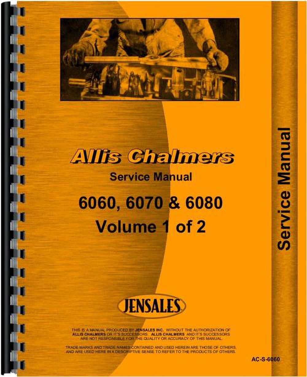 Allis Chalmers 6070 Tractor Service Manual - Walmart.com