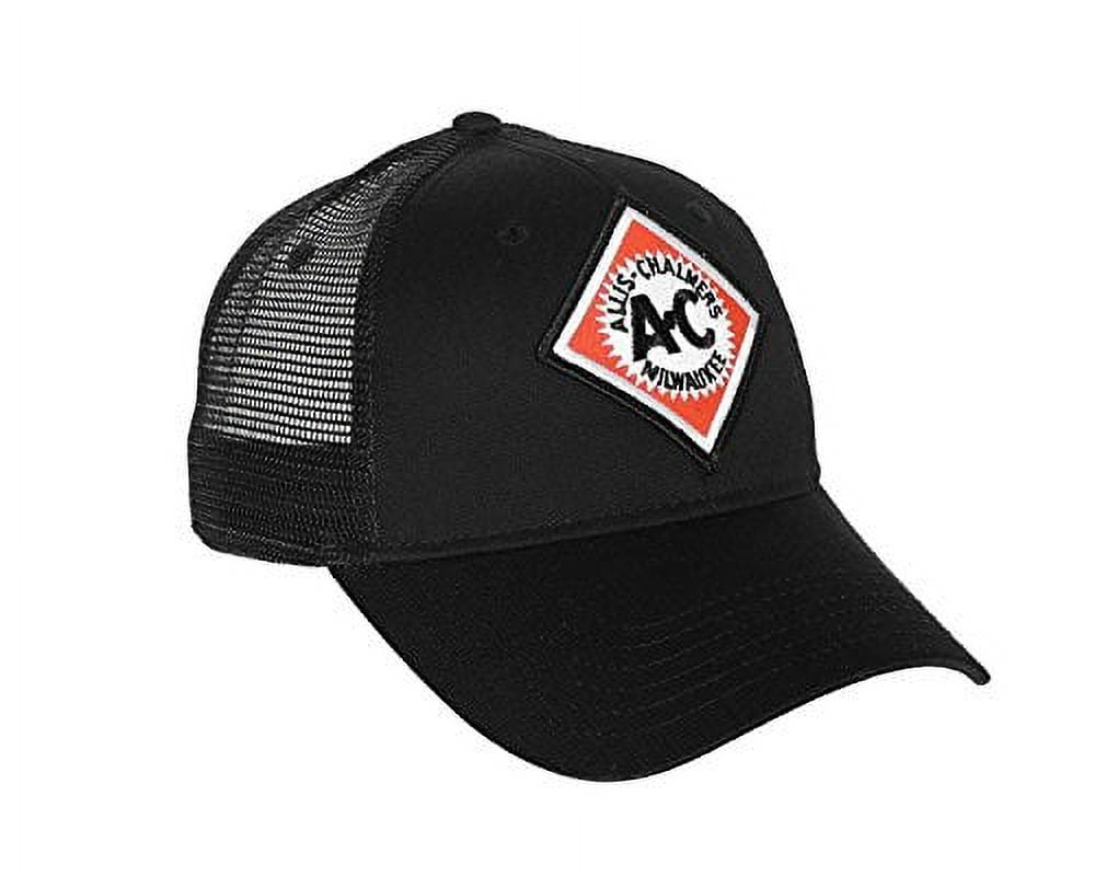 Allis Chalmers Hat with Vintage AC Logo, Black Mesh - Walmart.com