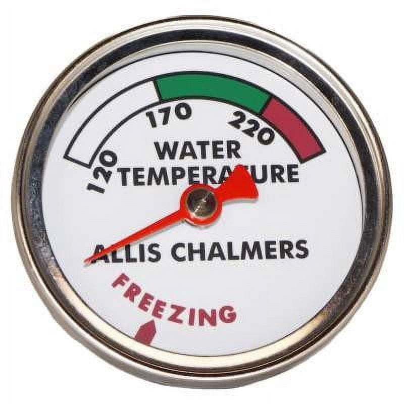 Allis Chalmers Temperature Gauge (Red Needle) B IB C CA RC WC WD WD45 ...