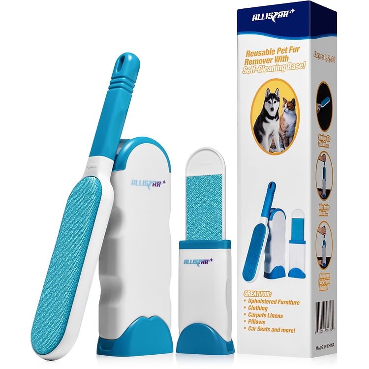 Allistar Reusable Lint Brush and Pet Hair Remover for Clothes, Couches ...