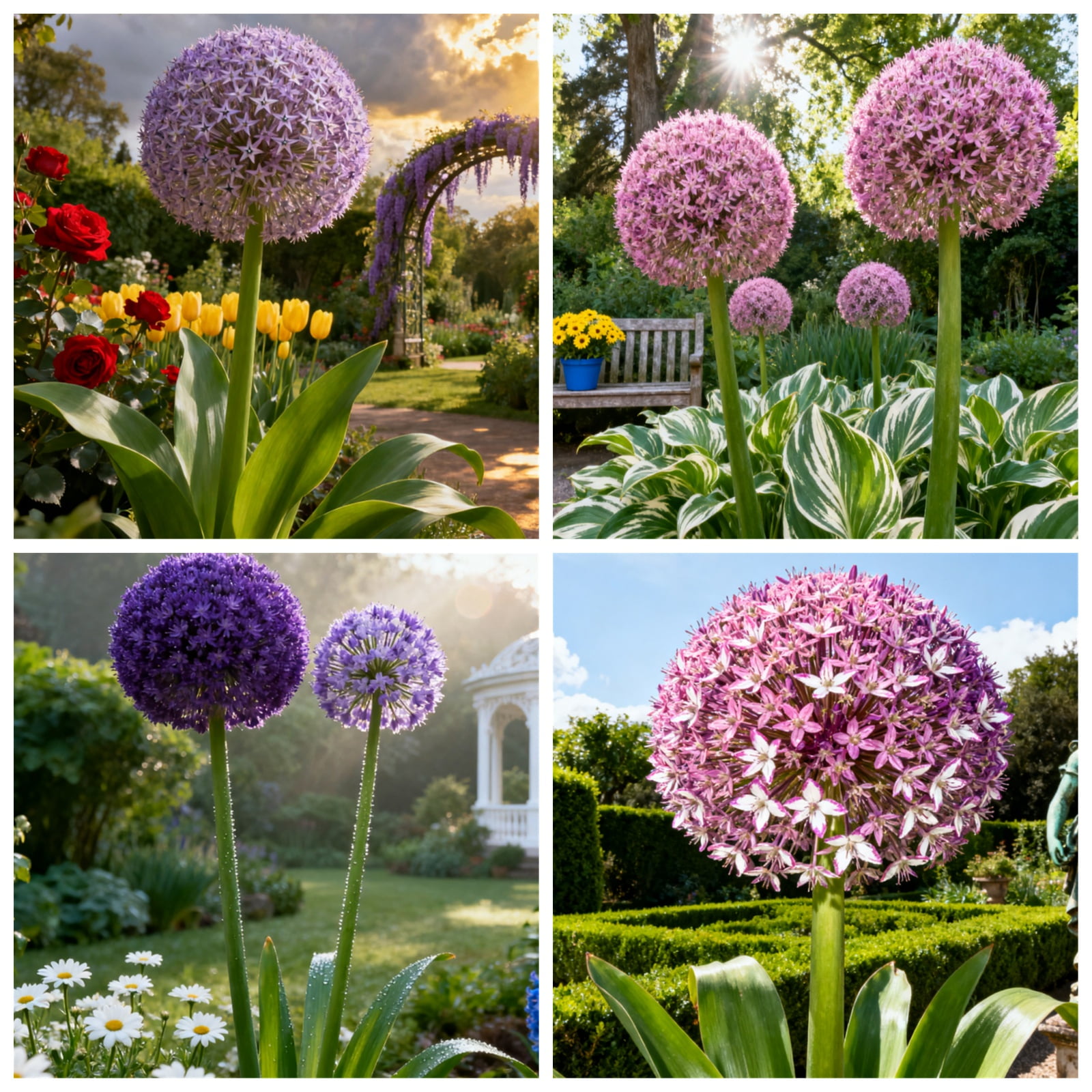 Allium Bulbs/Landscape Design Plants/Outdoor/Garden/Indoor/ Simple to ...
