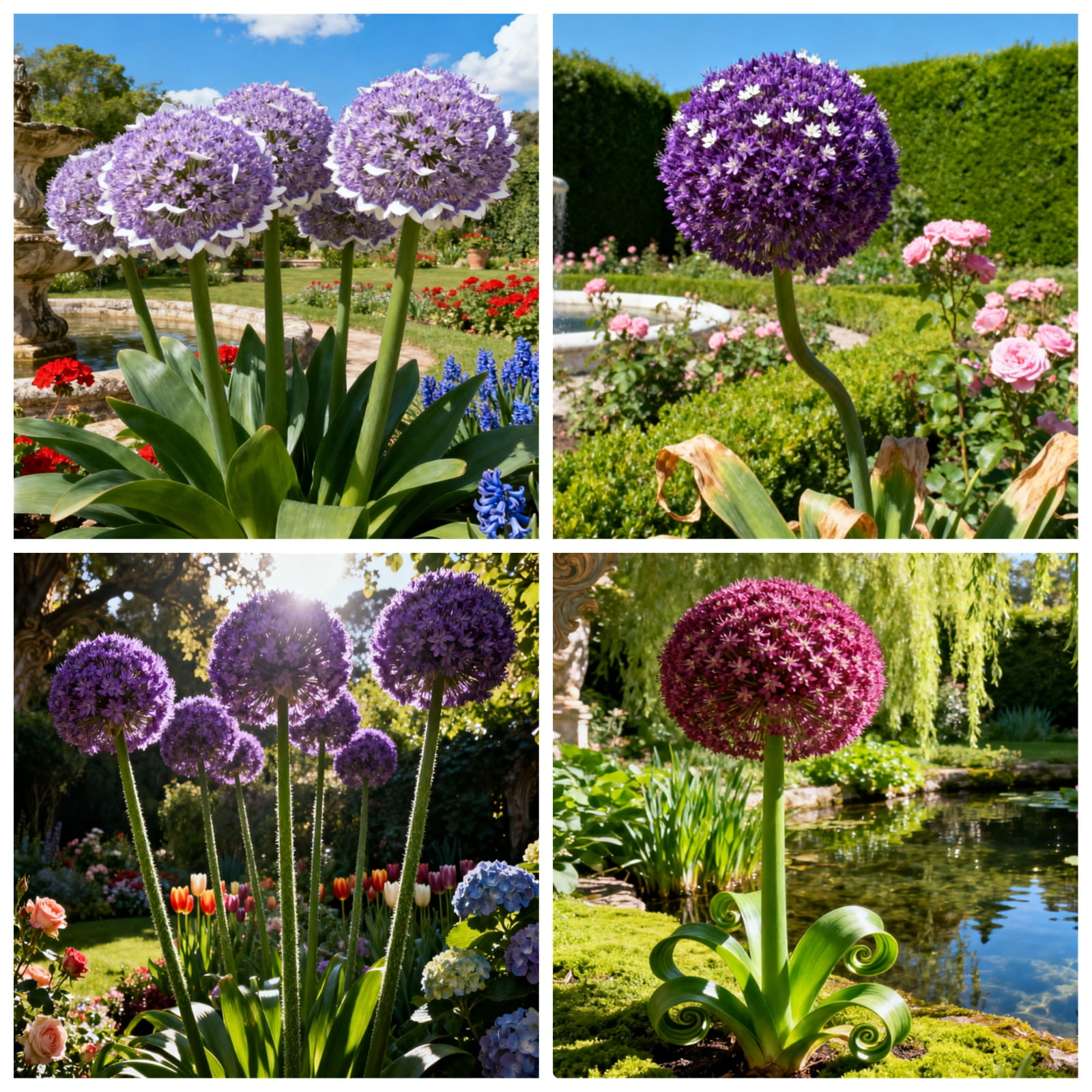 Allium Bulbs/Landscape Design Plants/Outdoor/Garden/Indoor/ Simple to ...