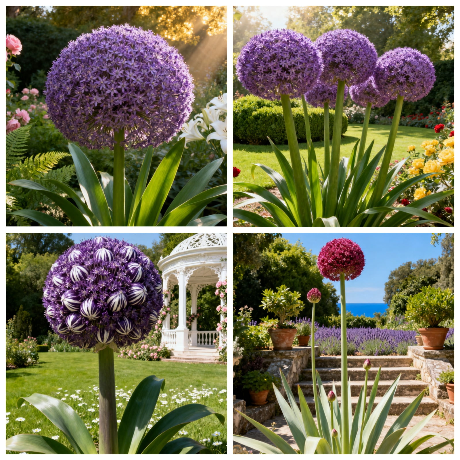 Allium Bulbs/Landscape Design Plants/Outdoor/Garden/Indoor/ Simple to ...