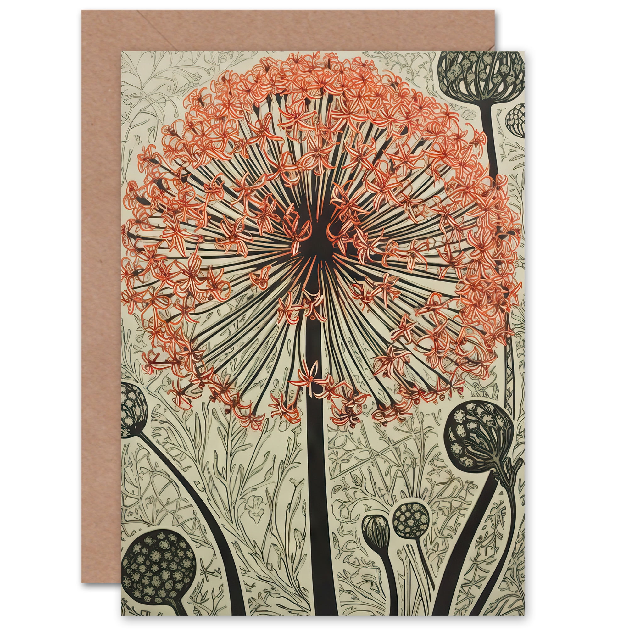 Allium Flower Bloom for Wife Her Mum Sister Daughter Mom Gran Nan ...
