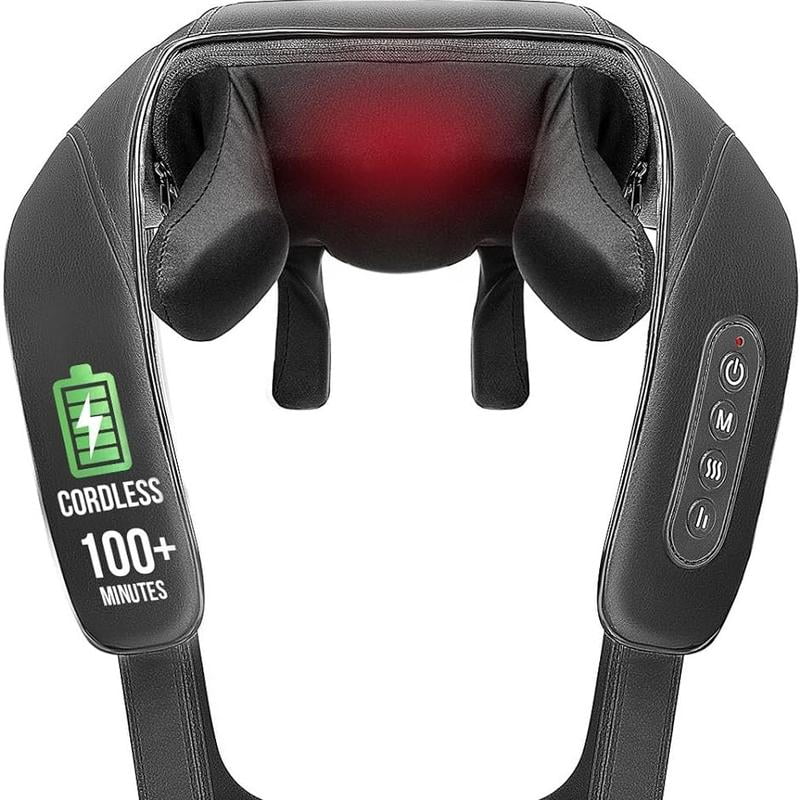 Alljoy Shiatsu Back and Neck Massager with Heat, Adjustable for Men, Women, Mom, Dad, Gift for ...