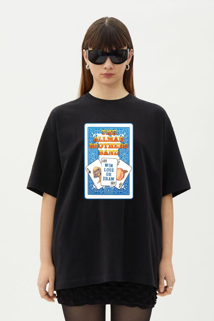 Allman Brothers T-shirt Win Lose Draw Album Graphic for Southern Rock ...