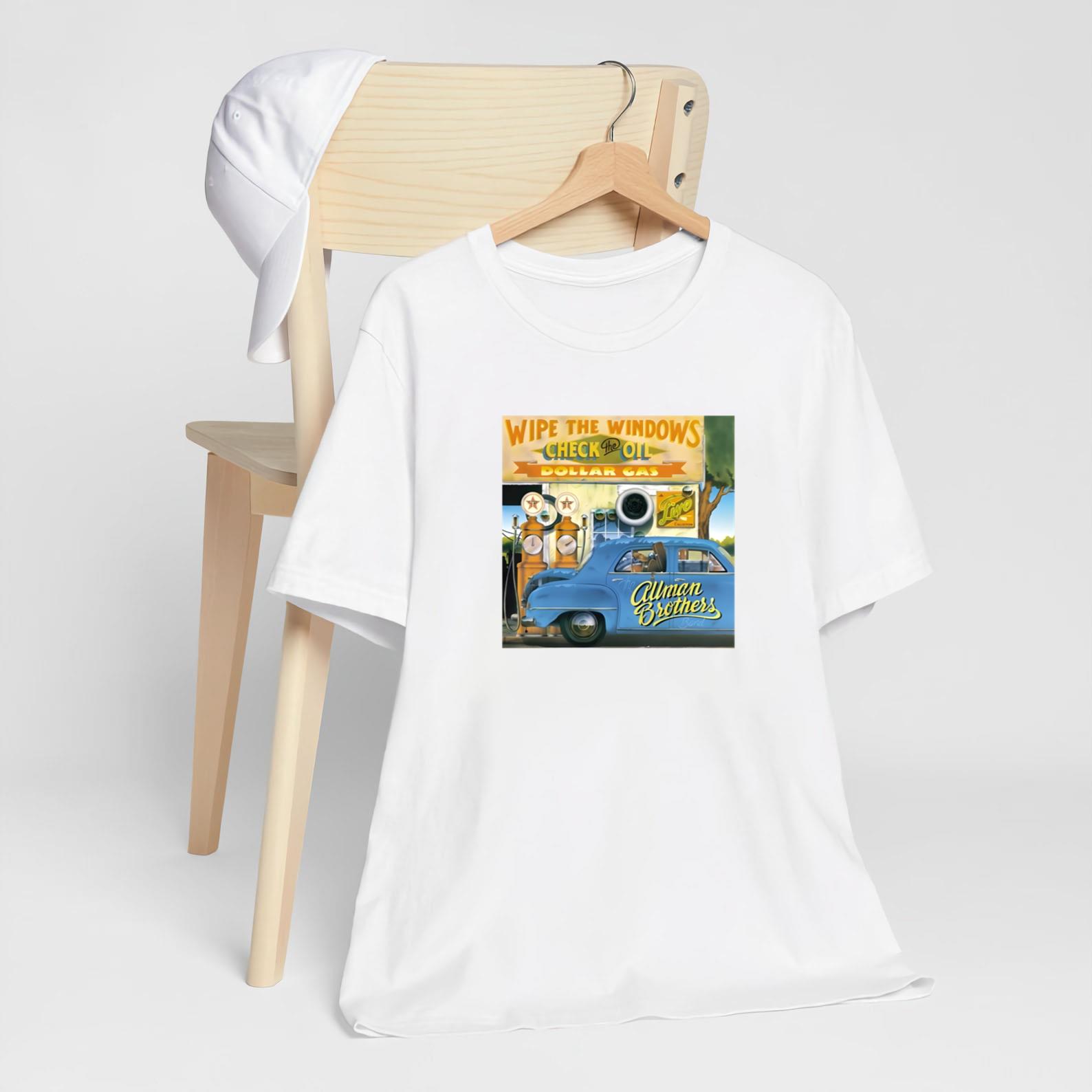Allman Brothers Wipe the Windows Album Graphic Rock Band T-Shirtunisex ...