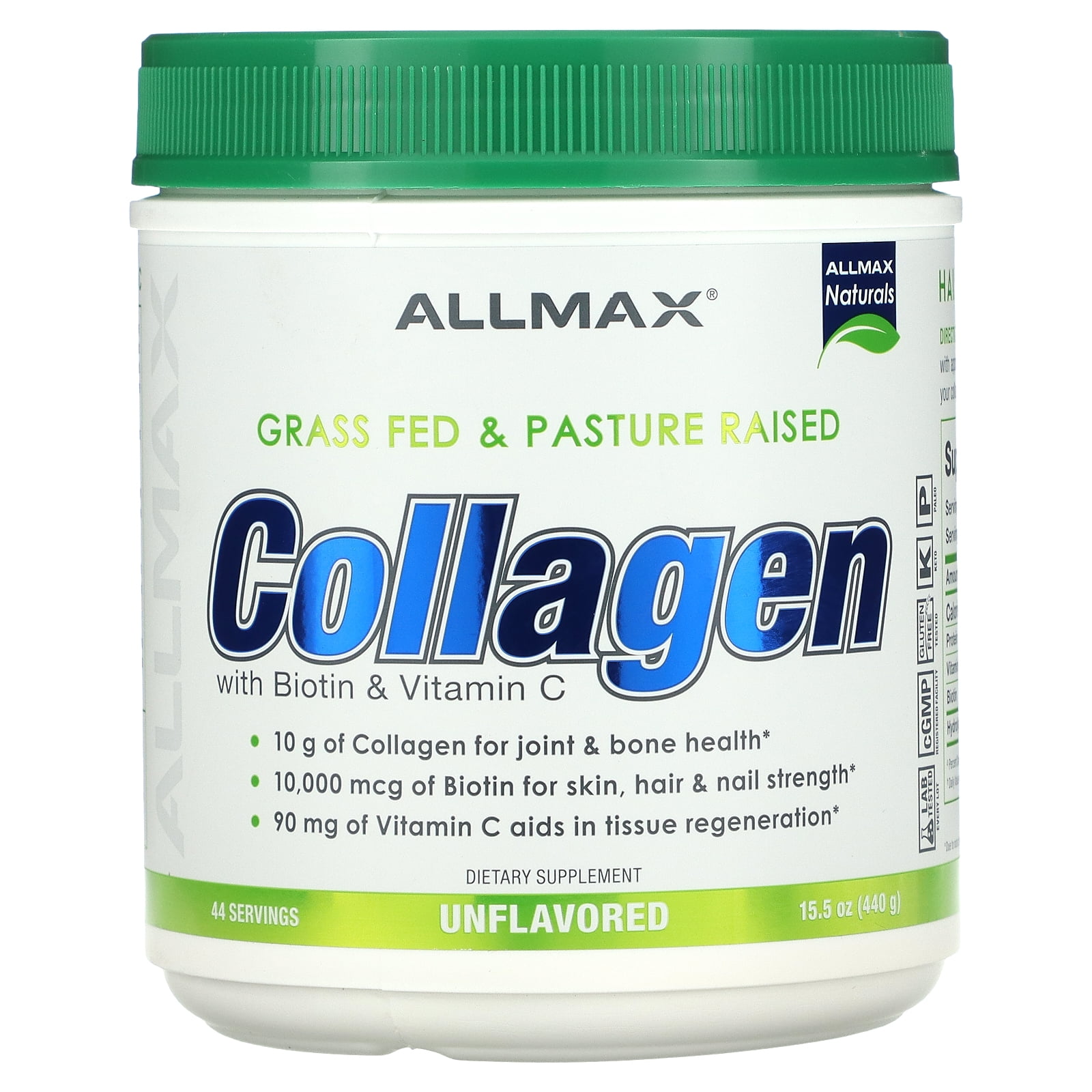 Allmax Collagen Plus Biotin & Vitamin C - Walmart.com