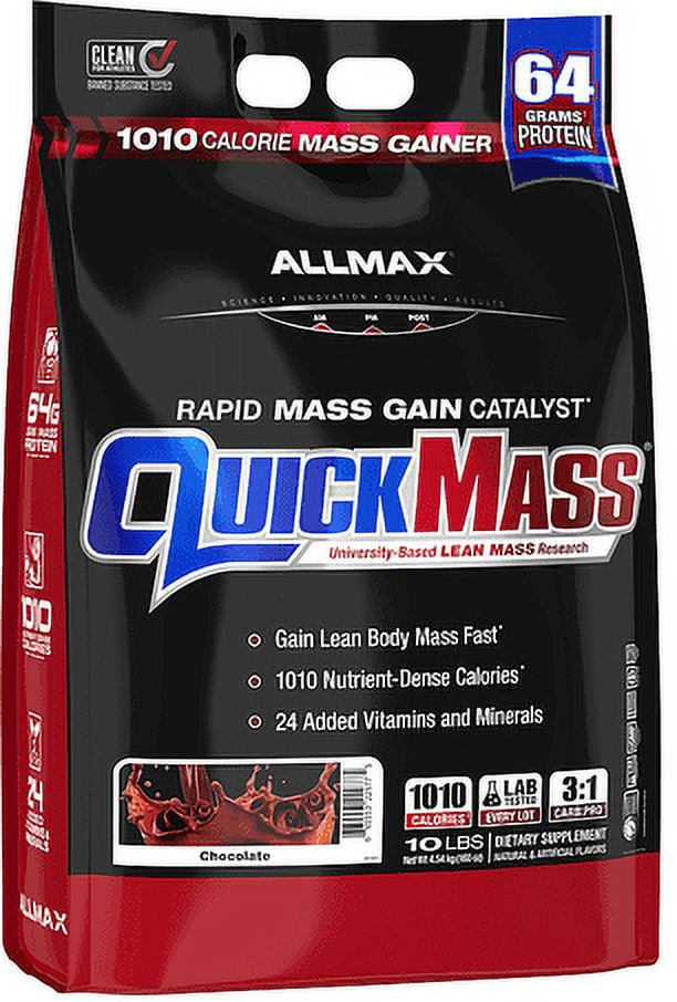 Allmax: QuickMass 10lb Chocolate Flavor - Walmart.com