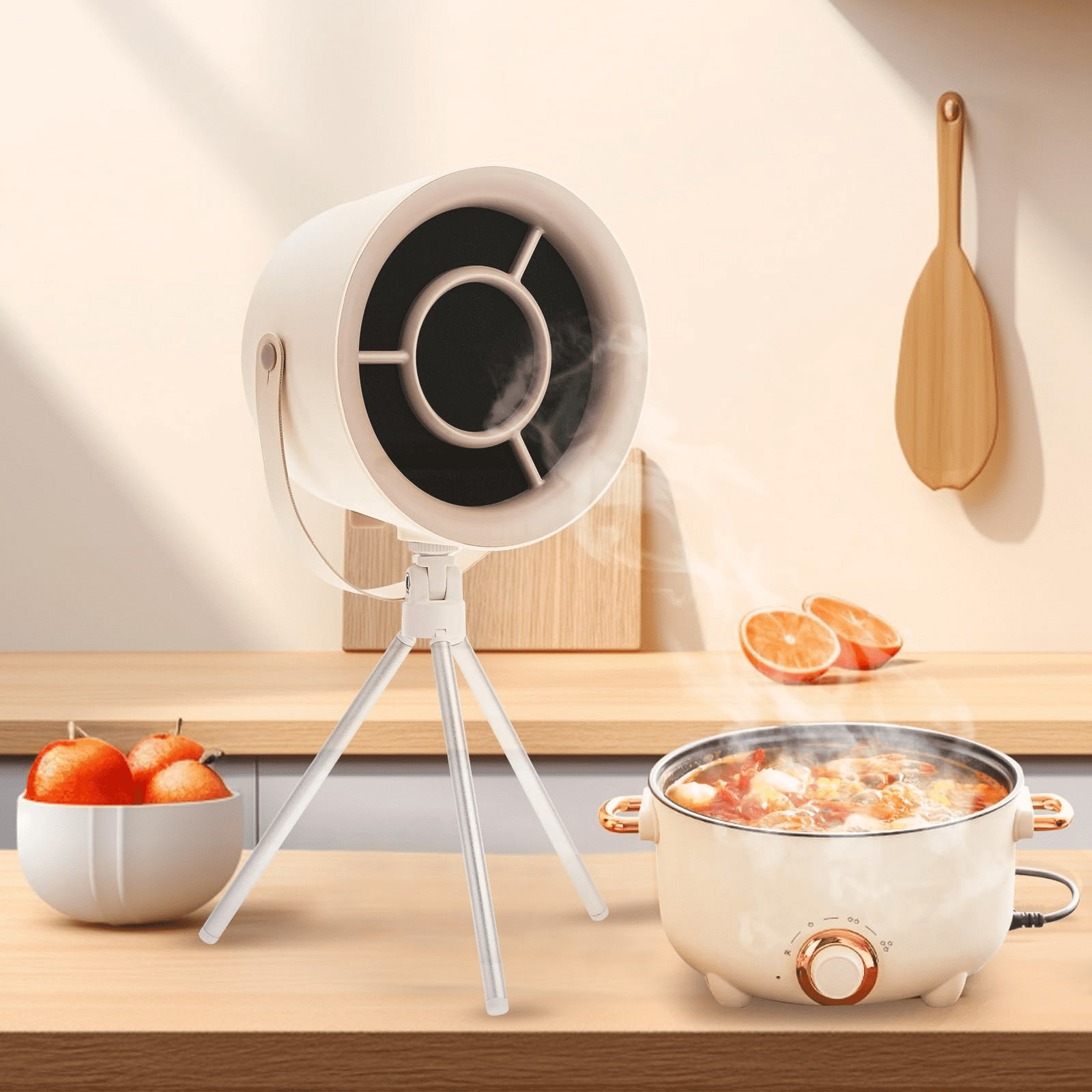 Allnice Portable Range Hood Desktop Range Hoods for Cooking with 3 ...