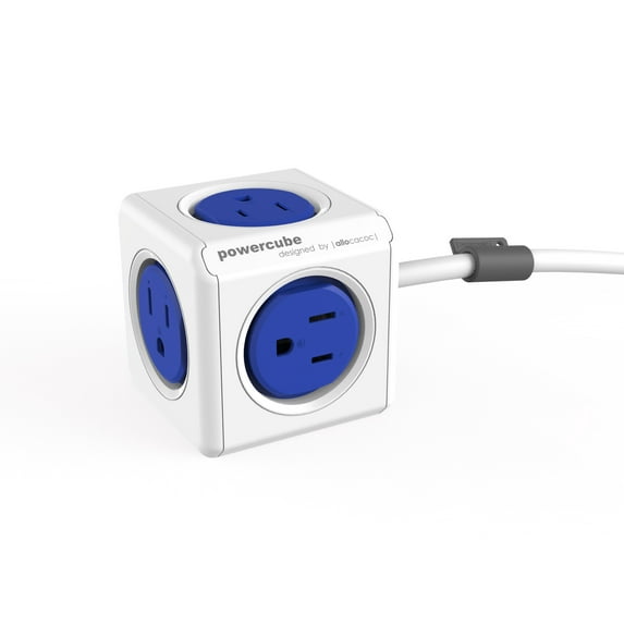 Allocacoc PowerCube Extended, Surge Protector, Electric Outlet Adapter ...