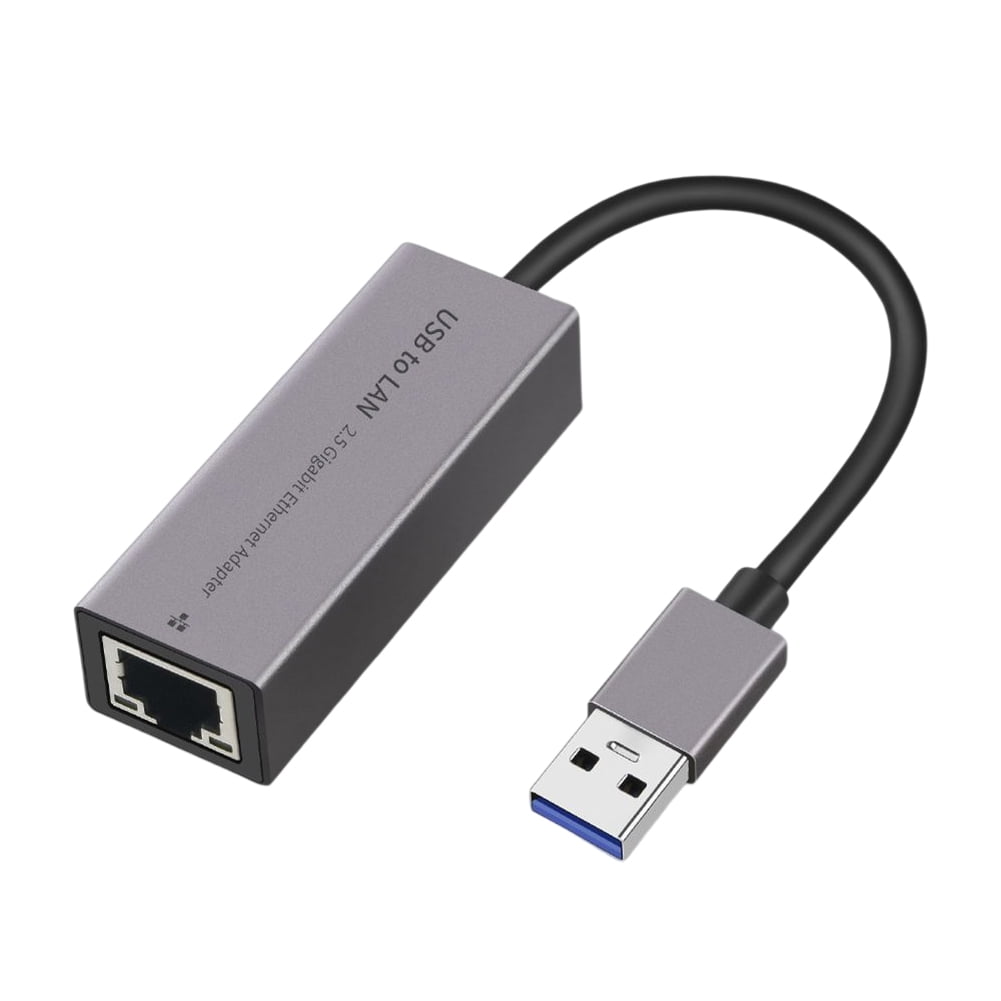 Alloet USB Network Card 2.5G 2500Mbps USB Gigabit Ethernet Adapter ...