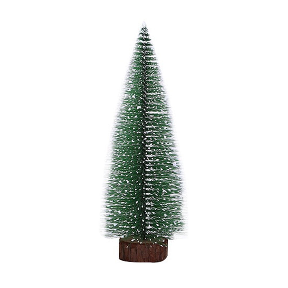 Alloet White Cedar Christmas Tree Reusable Bottle Brush Trees Home ...