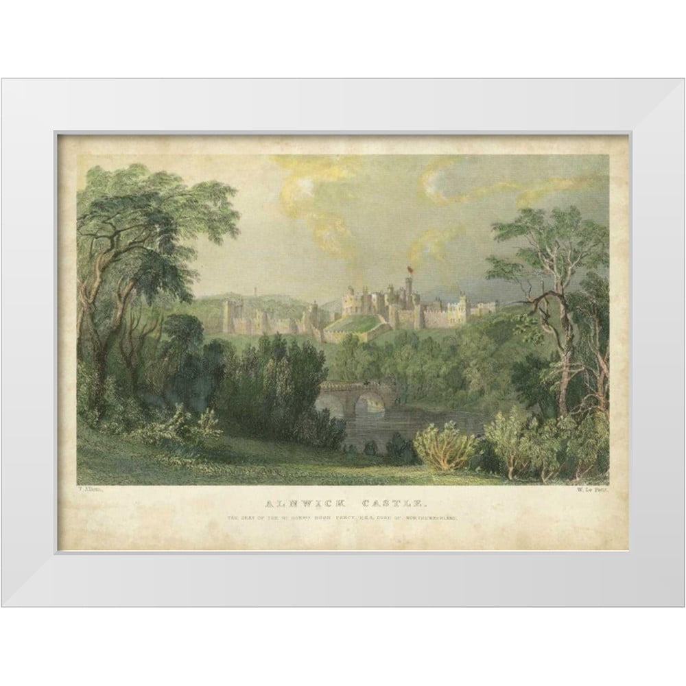 Allom, T. 14x11 White Modern Wood Framed Museum Art Print Titled ...