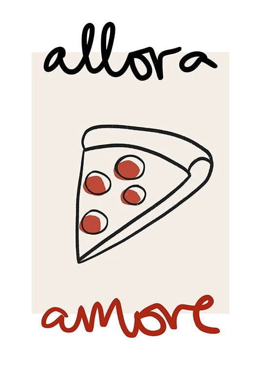 Allora Amore Print Wall Art, Modern Wall Decor For Living Room Bedroom ...
