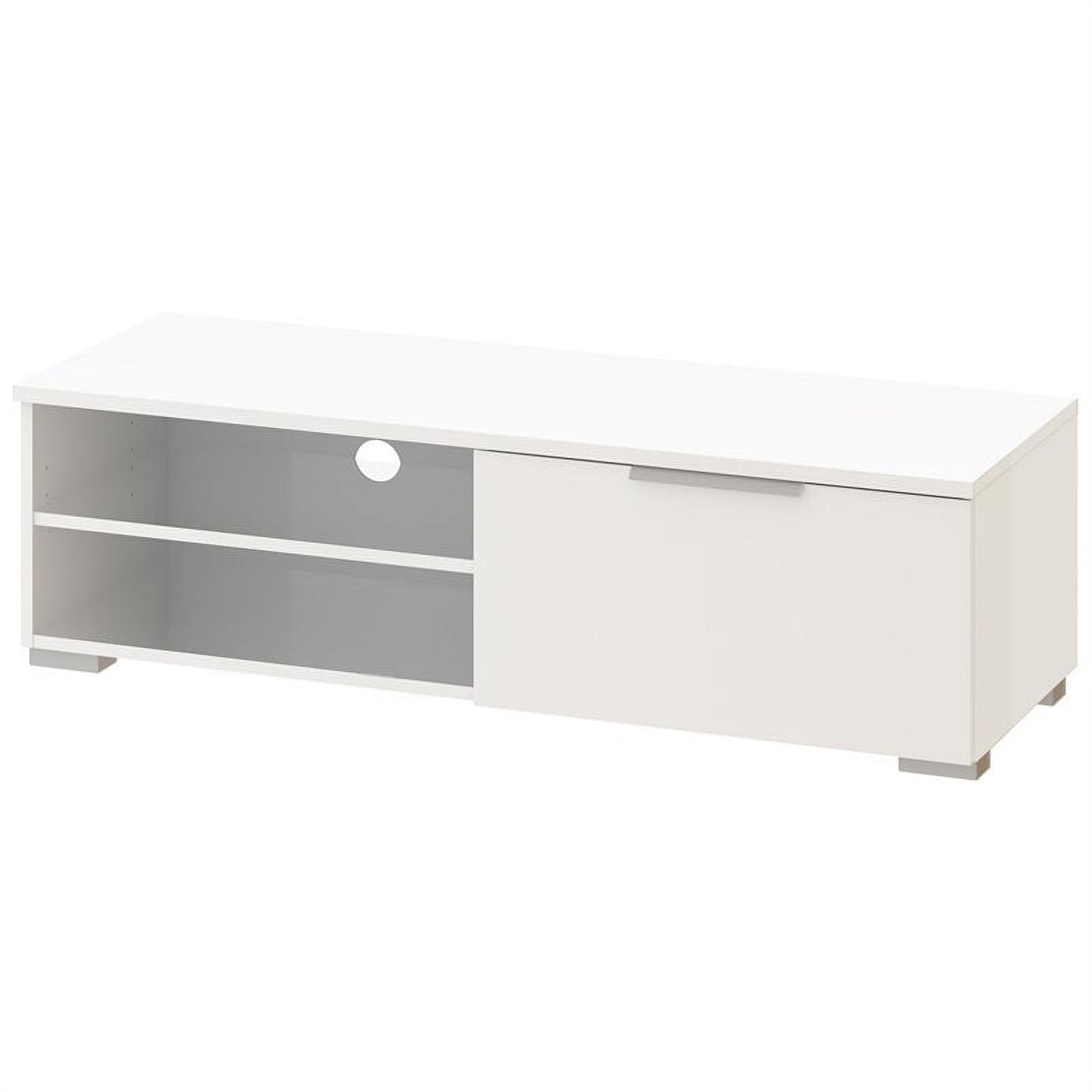 Allora Contemporary 46" TV Stand in White High Gloss - Walmart.com