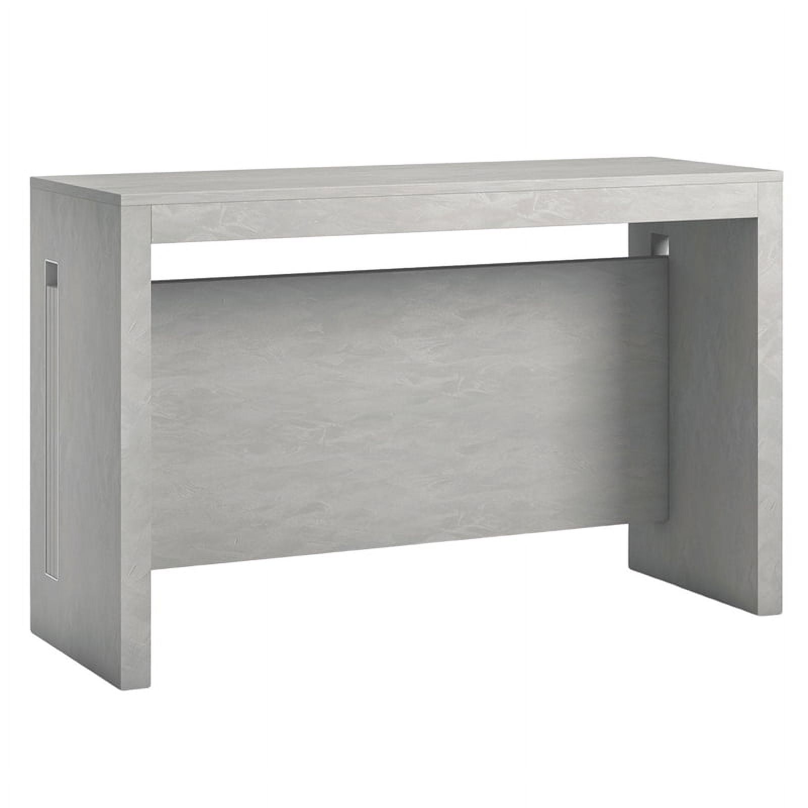 Allora Modern Wood Italian Extendable Console Table in Gray - Walmart.com