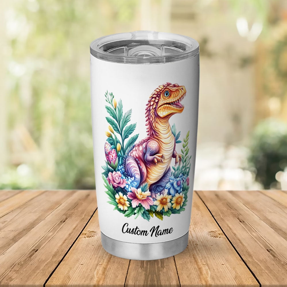 Allosaurus Gifts, Personalized Tumbler with Allosaurus Dinosaur Animal ...