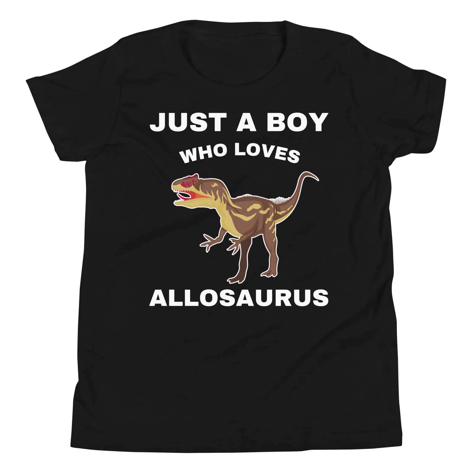 Allosaurus Loving Boy Youth Dinosaur Adventure Jurassic Kid Fun Unisex ...