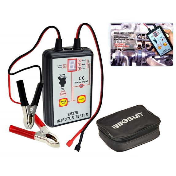 Allosun Fuel Injector Tester,4 Pulse Modes Car Fuel Injector Cleaner ...