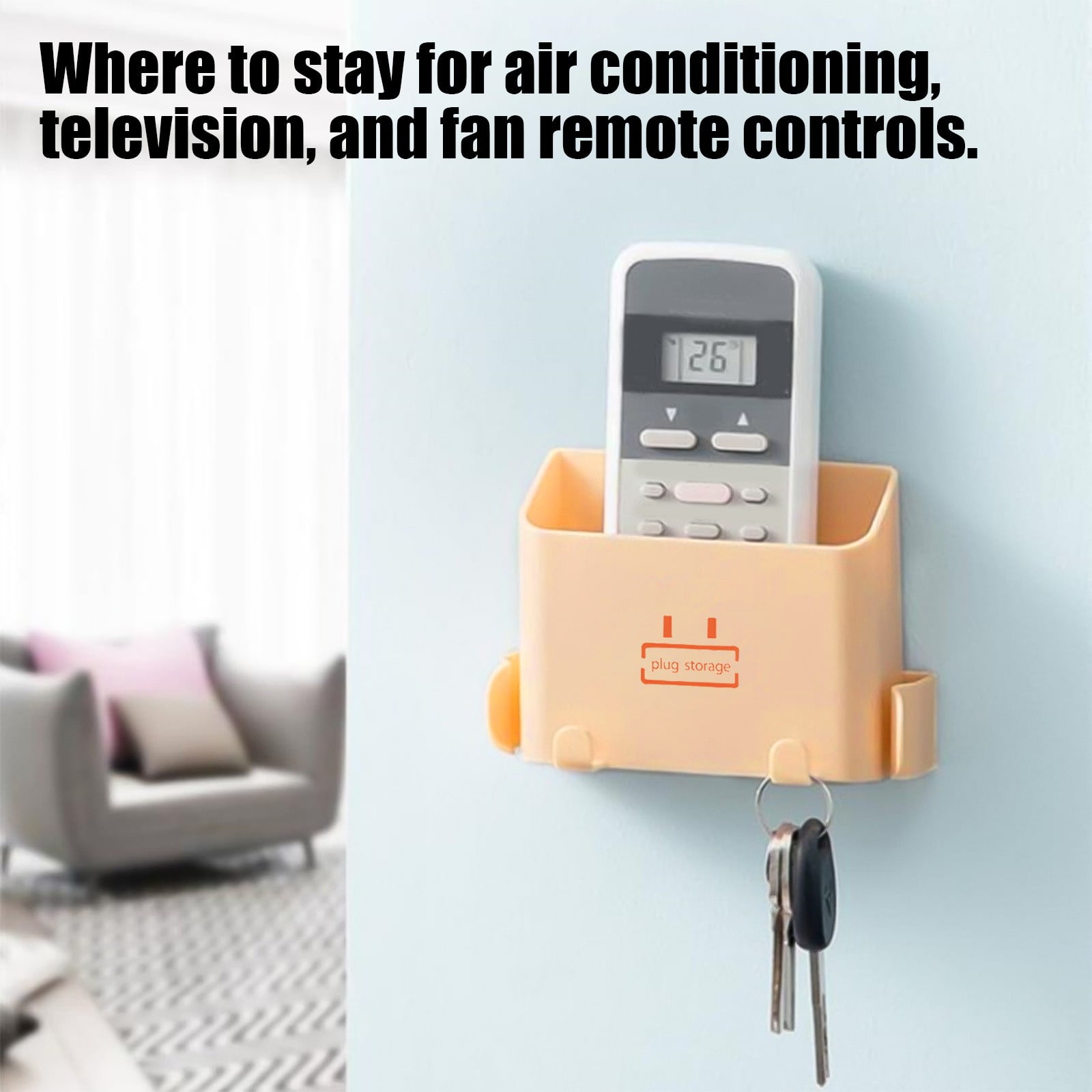 Allowith Remote Control Holder Wall Mount Media Player Controller ...